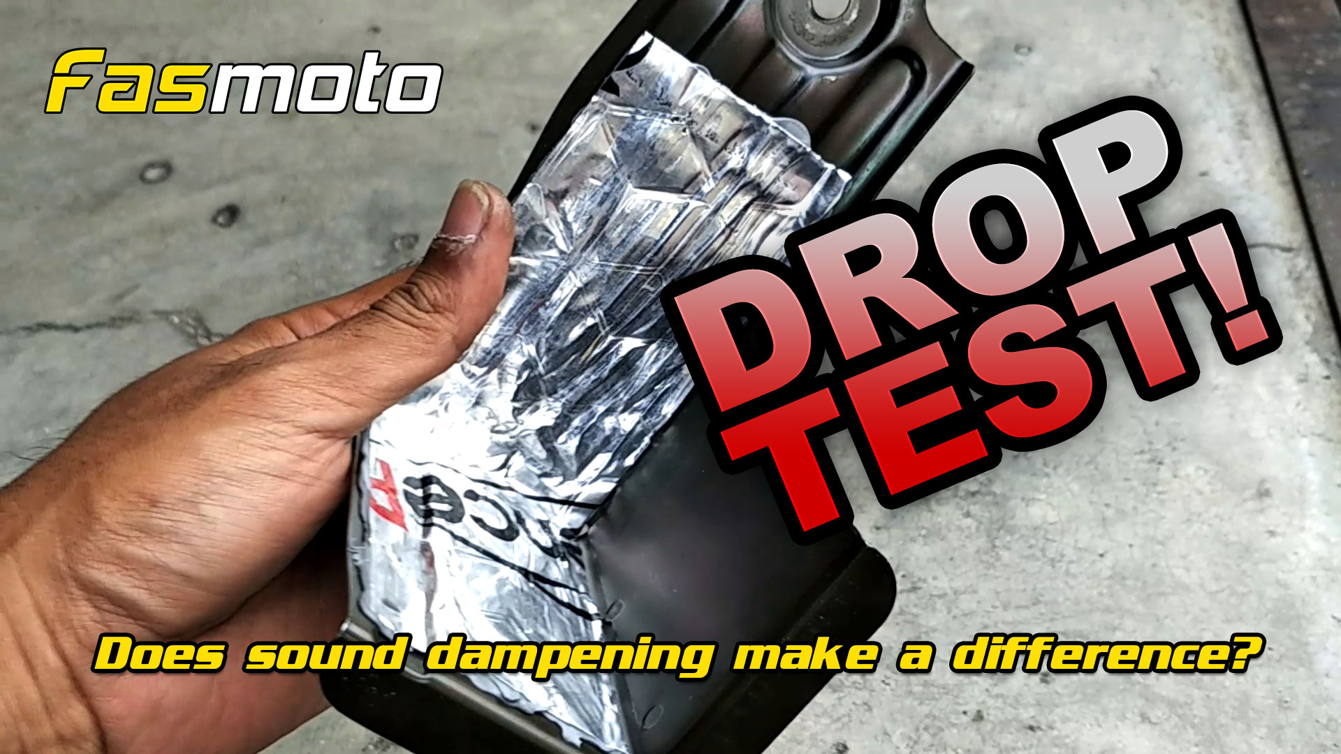Sound Dampening/Deadening applied on metal piece | Effectiveness of ...