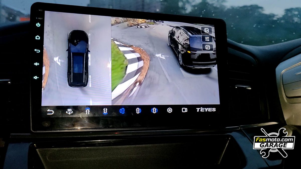 Nissan Elgrand Teyes CC3 360 Around View Monitoring System installed ...